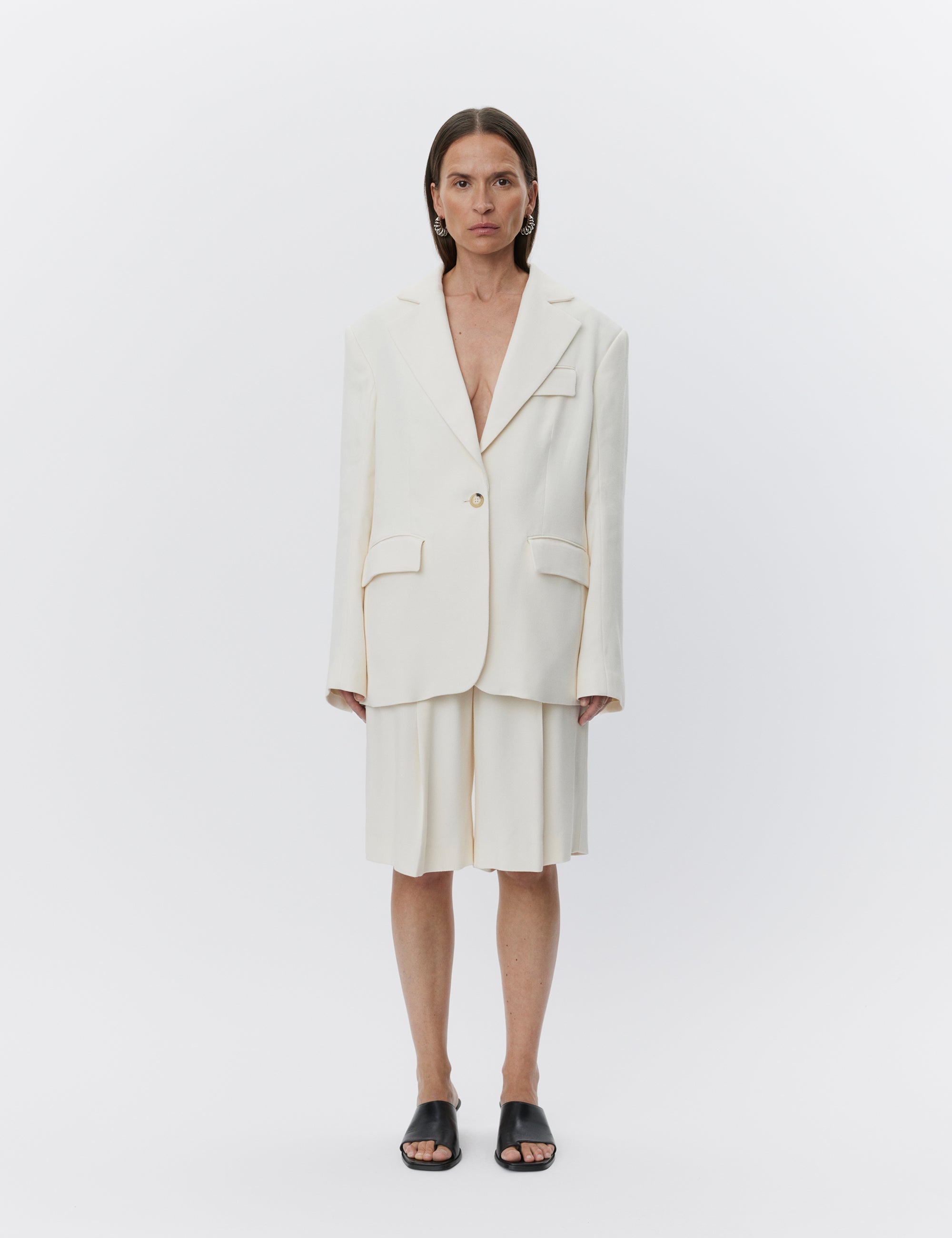 Hilare - Viscose Twill - WINTER WHITE
